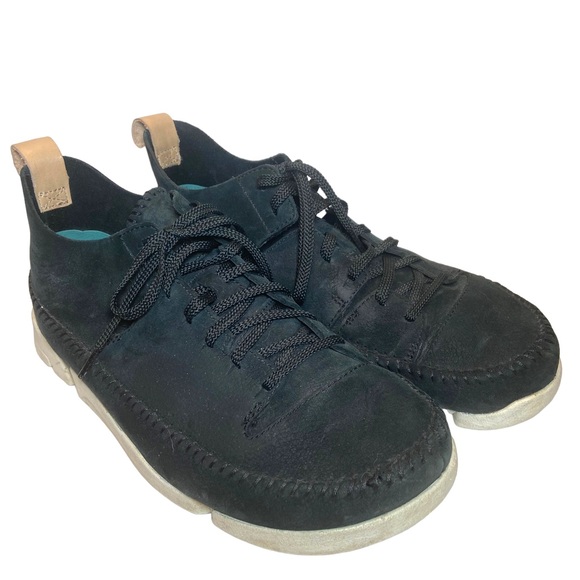 Clarks | Shoes | Clarks Originals Mens Sneakers 85 Leather Suede Black ...